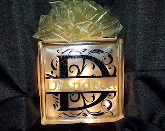 Lighted glass blocks | Etsy