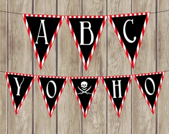 Pirate alphabet | Etsy