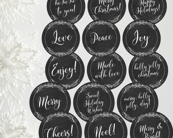 Printable Gift Tag Edible Gift Christmas Gift Tag