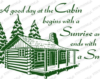 Cabin quote | Etsy
