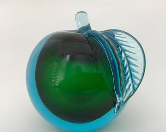 Murano glass apple | Etsy