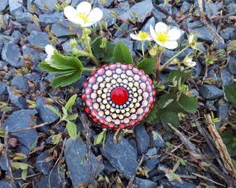 Mandala stone | Etsy