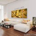 Gold Metal Contemporary Large Wall Art Photo Print Vibrant
