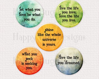 Quote magnets | Etsy