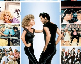 Grease 1978 Movie Script Autographed: John Travolta Olivia