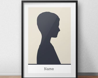 Silhouette art | Etsy