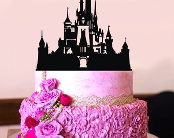 Castle cake topper | Etsy