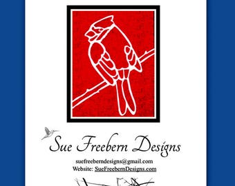 Cardinal quilt kit | Etsy