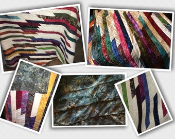 Multi colored quilt | Etsy