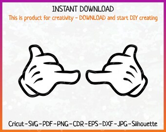 Mickey mouse hand | Etsy