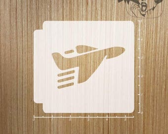 Airplane stencil | Etsy