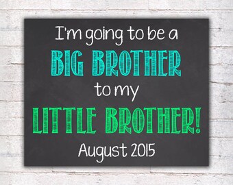 Little brother sign | Etsy