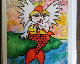 Merman art | Etsy