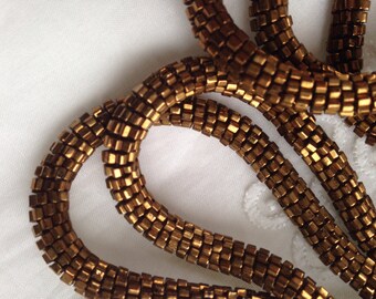 Beaded rope necklace | Etsy