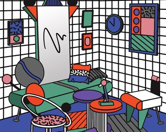 Memphis group | Etsy