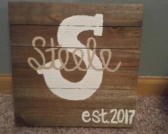 Natural wood sign | Etsy