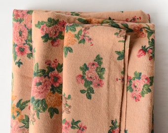 Cabbage rose fabric | Etsy