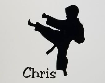 Karate sticker | Etsy