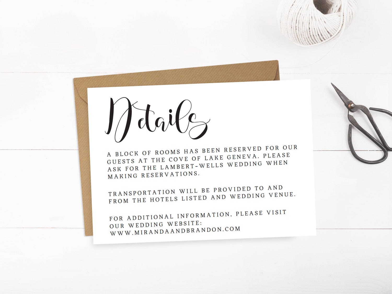 Wedding Details Card Template Wedding Information Card wedding-details-card-template-wedding-information-card