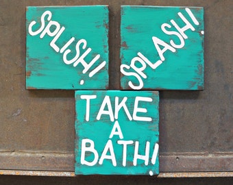 Splish Splash Bathroom Sign