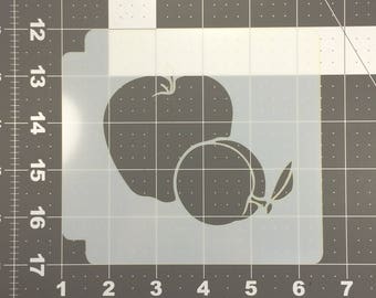 Apple stencil | Etsy