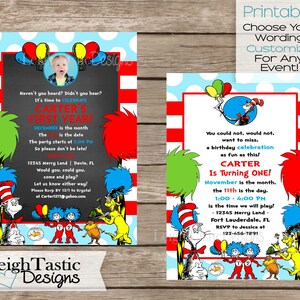 Dr seuss birthday | Etsy