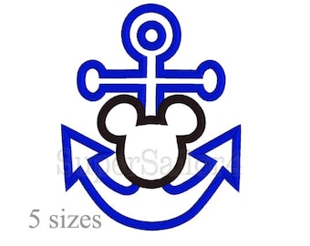 Mickey anchor | Etsy