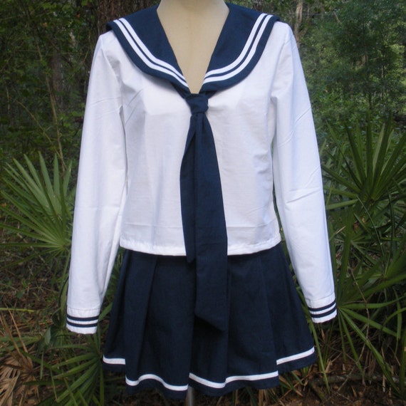 Anime Cosplay Sailor Fuku Japanese School Uniform inspired