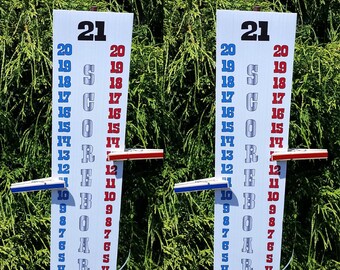Horseshoe Scoreboard Score Keeper Full Color