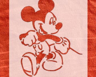 Mickey mouse stencil | Etsy