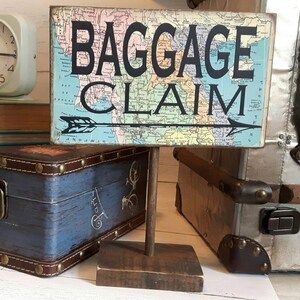 Baggage claim sign | Etsy