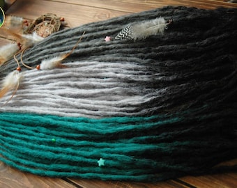 Grey hair extension | Etsy