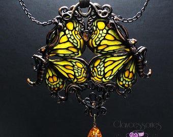 Polymer clay jewelry | Etsy