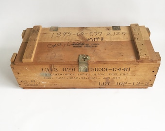Wood ammo box | Etsy