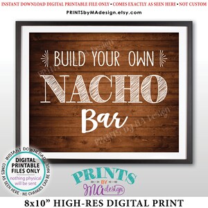 Nacho bar sign | Etsy