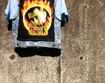 Johnny cash jacket | Etsy