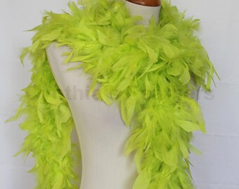 Lime green feathers | Etsy