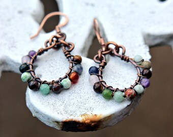 Handcrafted Gemstone and Wire Jewelry made with by dficreations