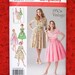 Simplicity 1459 Sewing Pattern Dress & Cummerbund 1950's