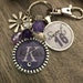 Personalized 2 bezel sweet 16 keychain childrens name mom
