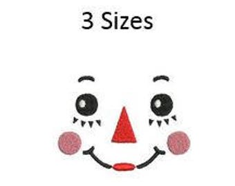 Raggedy ann face | Etsy