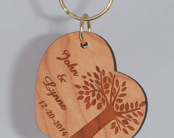 Custom wood keychain | Etsy