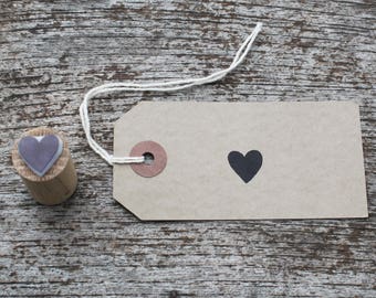 Heart stamp | Etsy