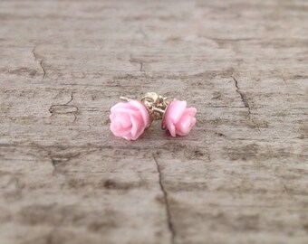 Pink earrings | Etsy