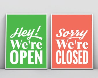 We are open sign | Etsy