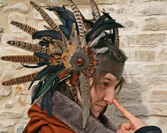 Shaman headdress | Etsy
