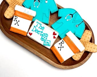 Doctor cookies | Etsy