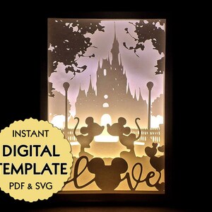 Shadow box svg | Etsy