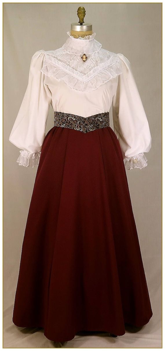 Victorian Skirts Bustle Walking Edwardian Skirts