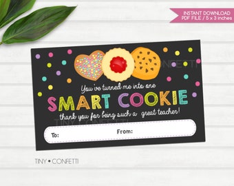 Smart cookie card | Etsy